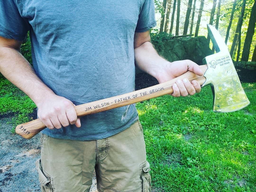 Personalized Axe - Long Axe - Engraved Axe - Firefighter Gift- Best Man ...