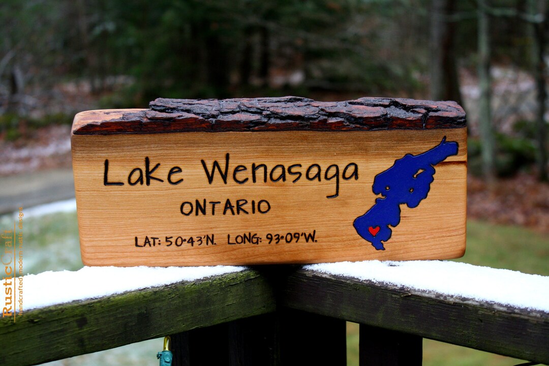 Personalized Rustic Wood Sign – Custom City, State, Coordinates - Etsy