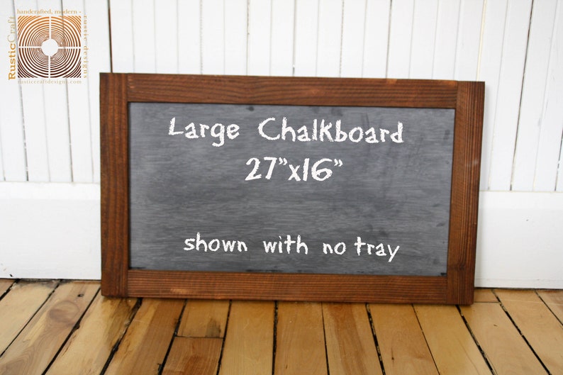 Rustic Wood Framed Chalkboard Kitchen Chalkboard Hanging - Etsy