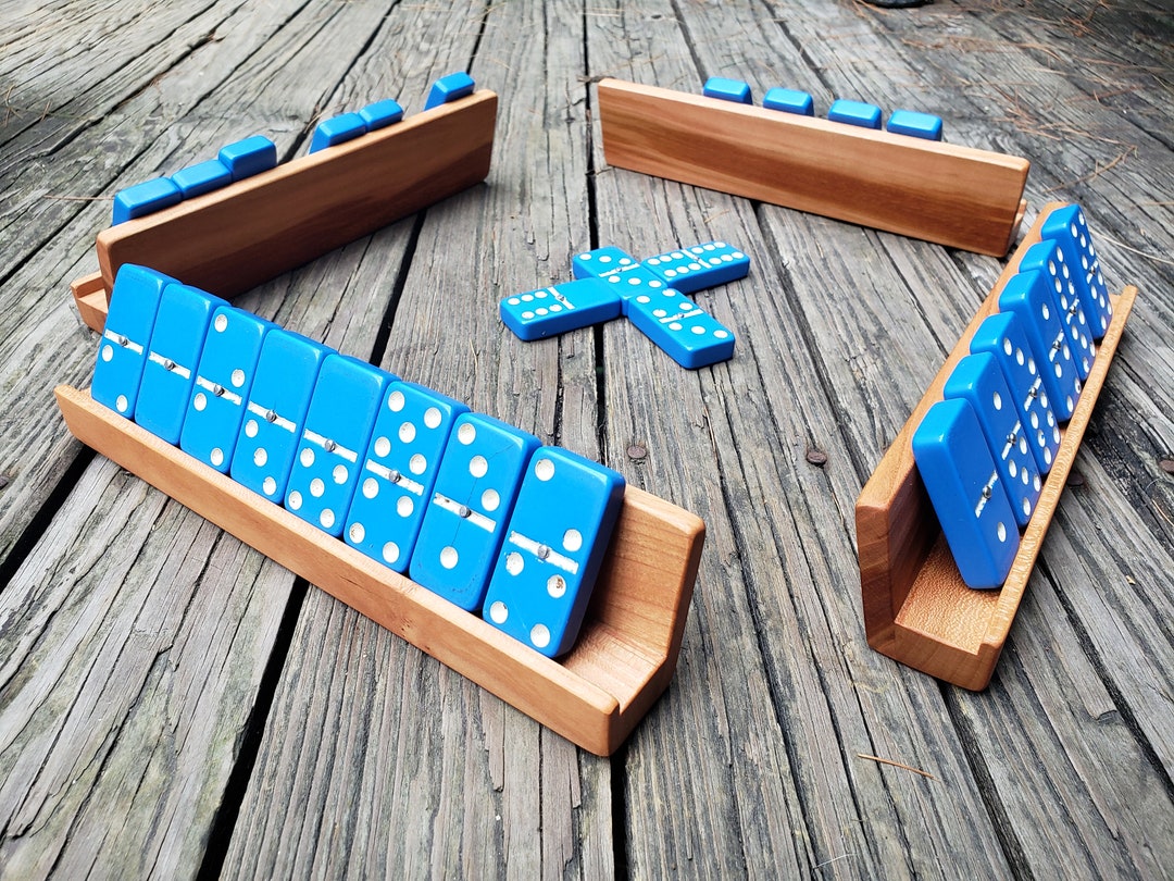 Solid Wood Domino Holder- Dominoes Tray- Unique Husband Gift, Dad Gift ...