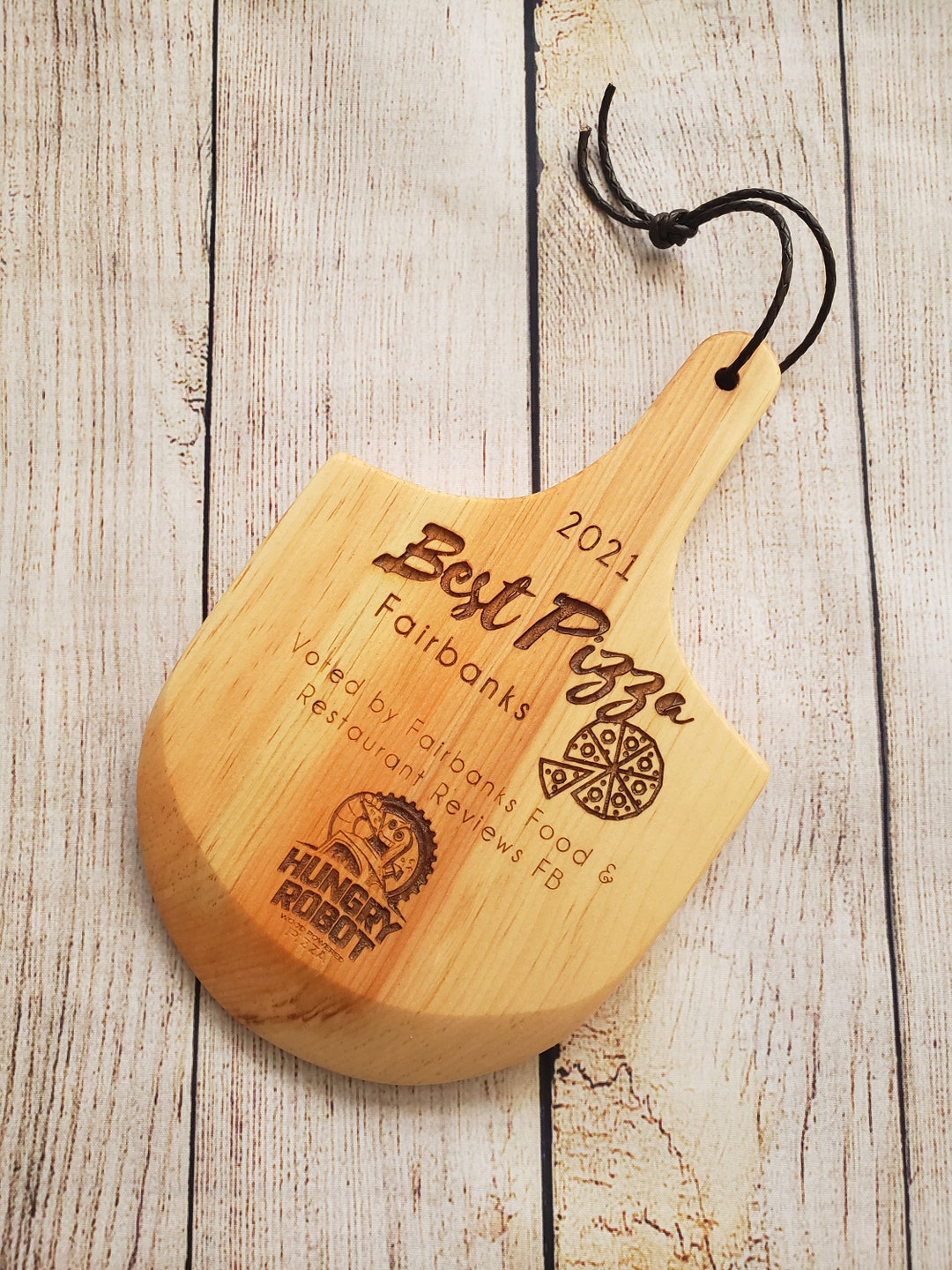 Personalized Pizza Award Peel Replica - Half Scale, Oak, Maple or Beech ...