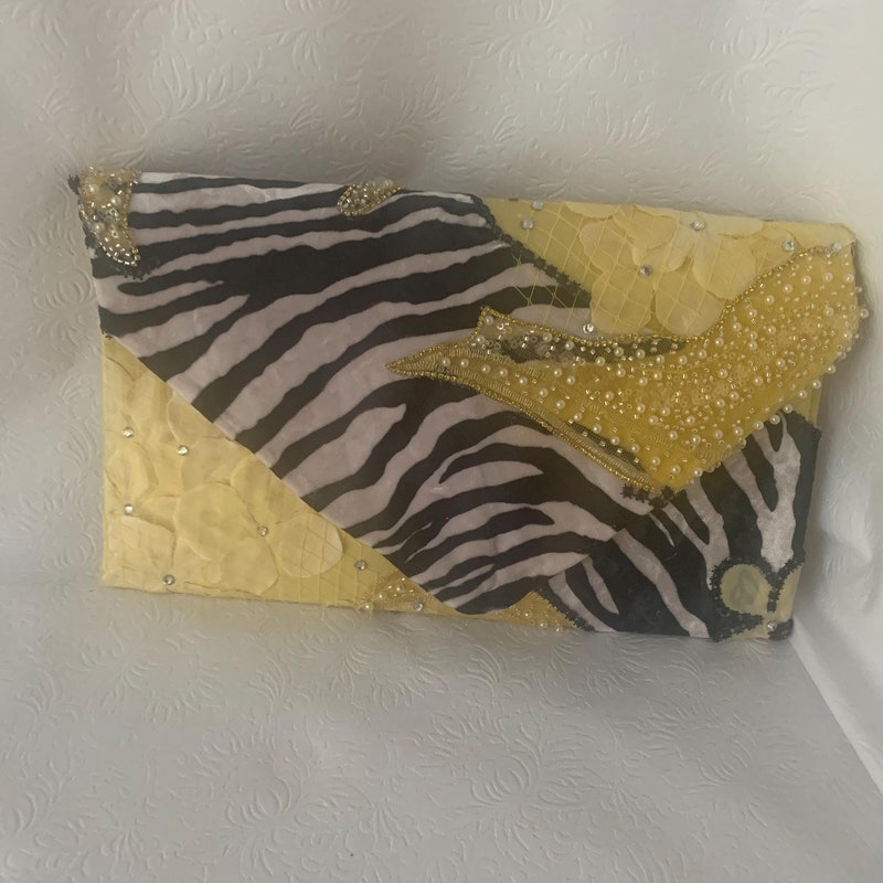 Zebra Clutch - Etsy