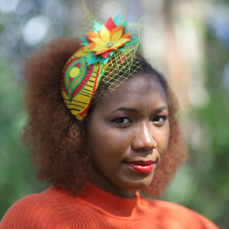 African Fascinator - Etsy