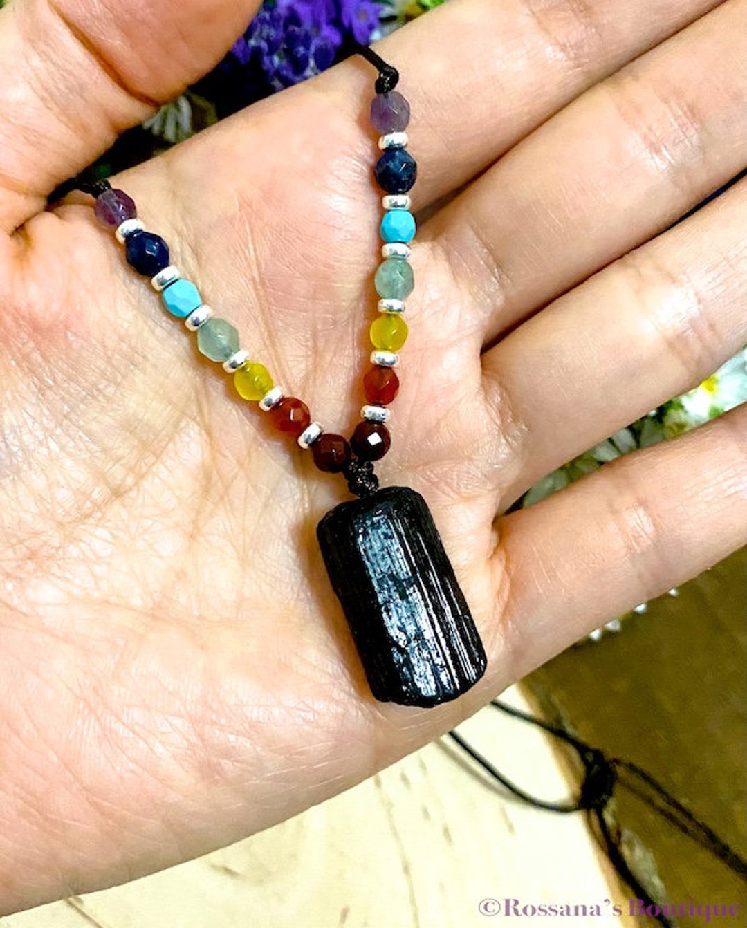 Block Psychic Attack and Negative Energy, Natural Black Tourmaline With ...