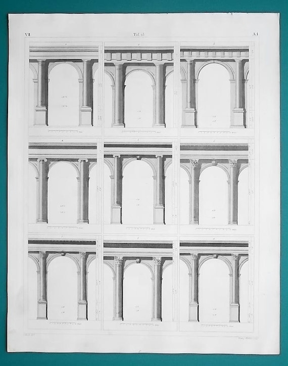 5 Roman Orders Tuscan Doric Ionic Corinthian Composite