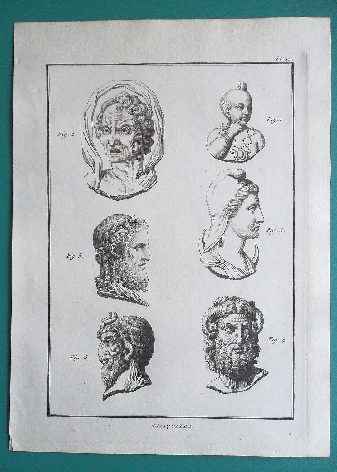 MYTHOLOGY Harpocrates Typhon Luna Jupiter Satyr Faun Greek Roman Gods ...