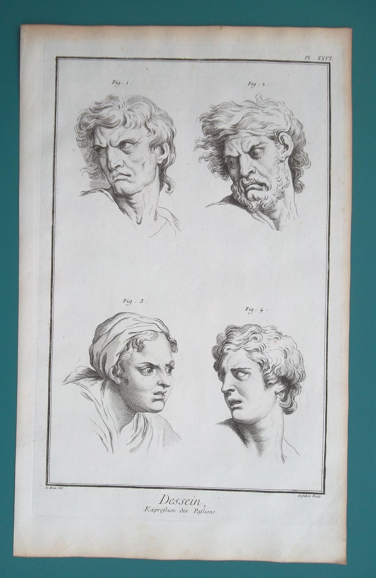ART SCHOOL Drawing Human Faces Emotions Jealousy Anger Desire Acute ...