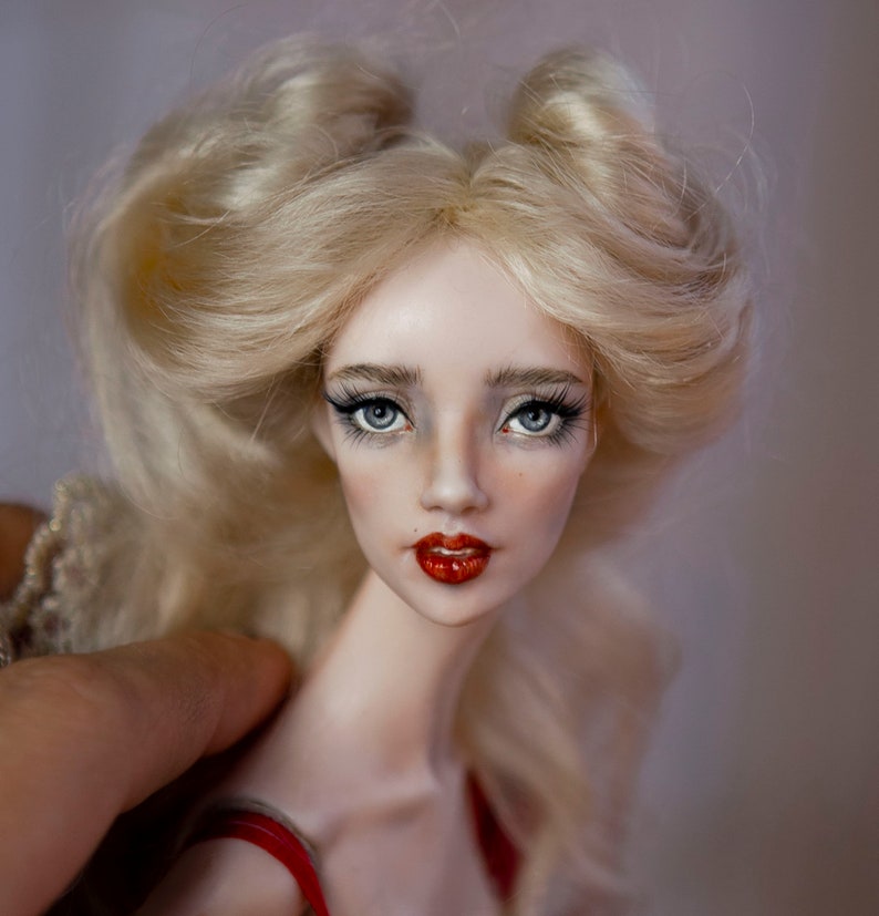 SOLD Porcelain Ball Jointed Doll Rose-marie by Olga Good Dolls, OOAK ...