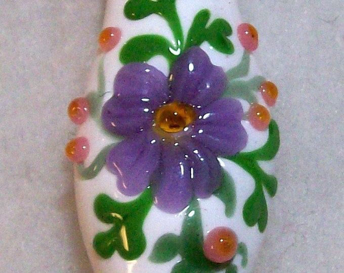 Blown Glass Flower Pipe With Free Bonus Mini Rose Pipe - Etsy