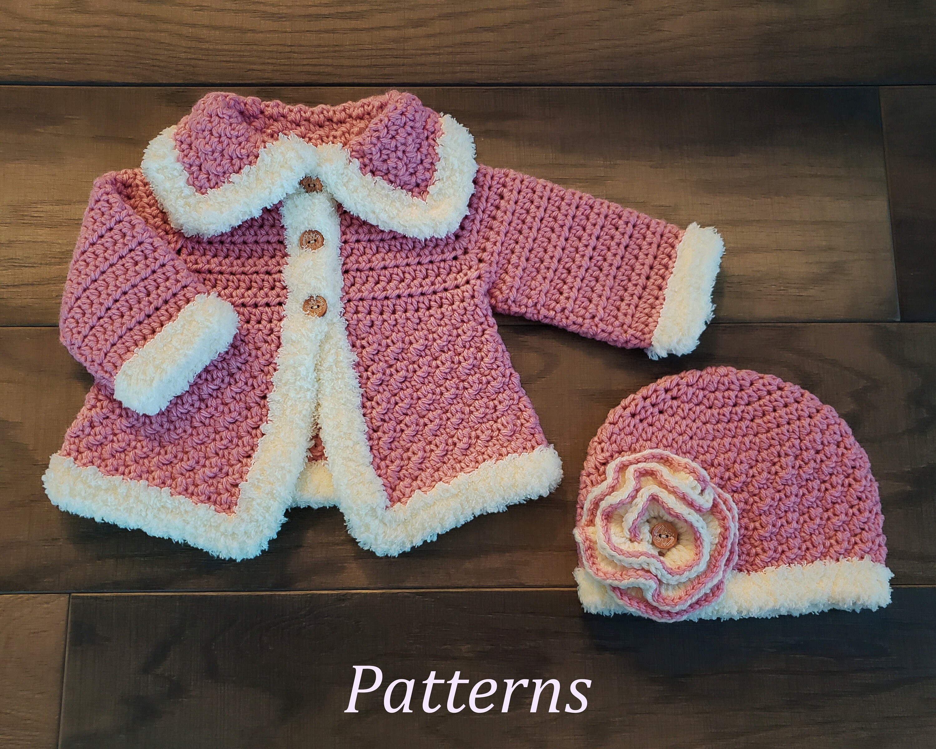 Crochet PATTERN The Charlie Baby Girl's Sweater Pattern | Etsy