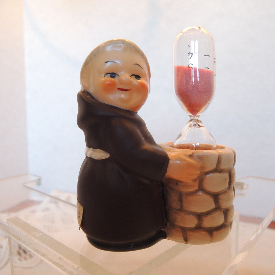 W. Goebel Figurine, Friar Tuck Timekeeper W Timer, Small Sand Timer ...