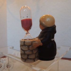 W. Goebel Figurine, Friar Tuck Timekeeper W Timer, Small Sand Timer ...
