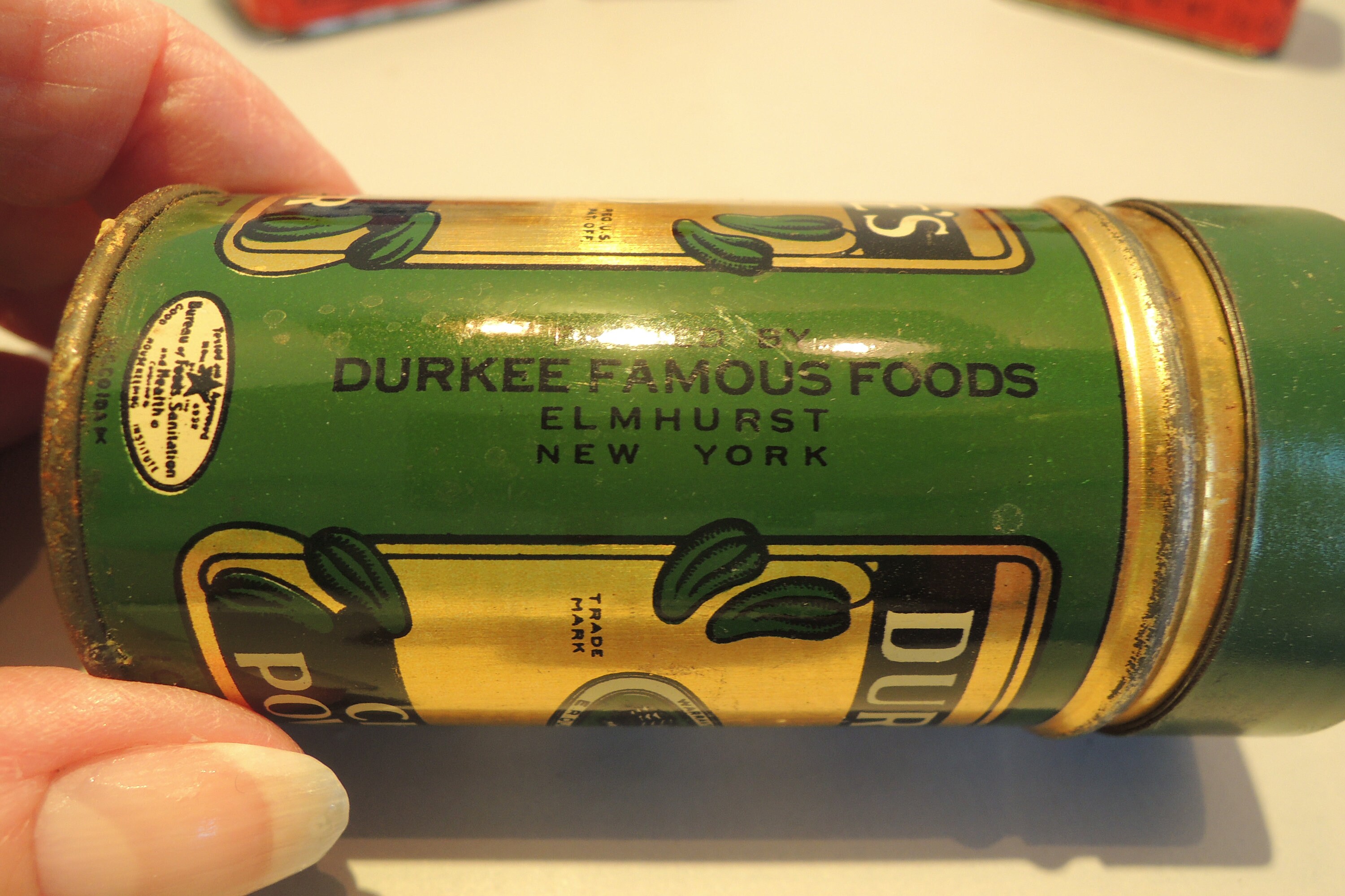 Kroger Basil N Nutmeg Tins Almond Extract Bottle Durkees - Etsy