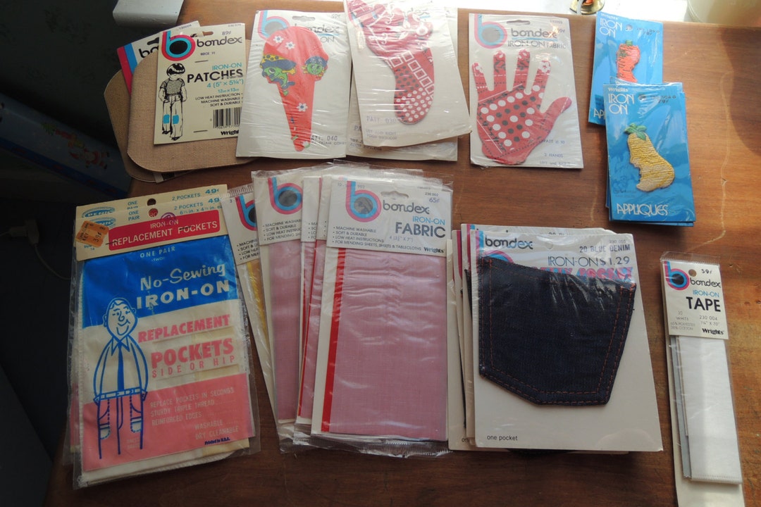 Iron on Patches 22 Assorted New Packages Sewing - Etsy