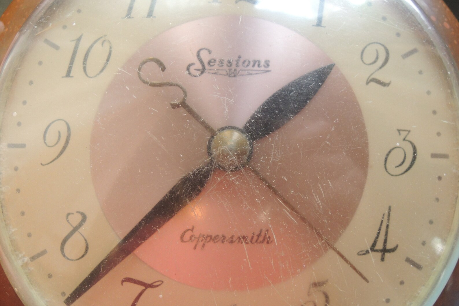 Sessions Electric Copper Wall Clock Sweeping Second Hand | Etsy