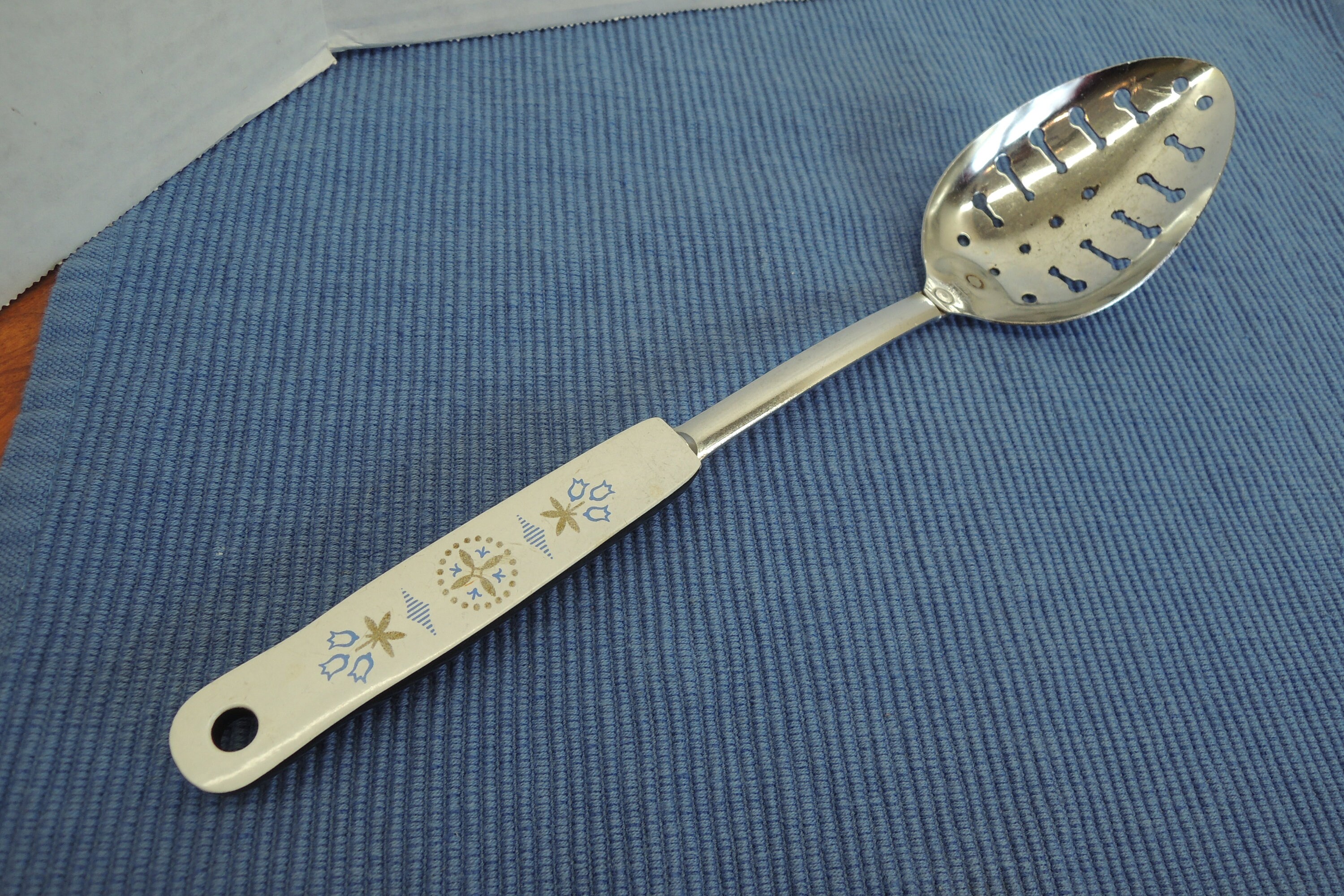 Slotted Spoon Dutch Tulip Design Ekco Cooking Spoon Ekco - Etsy