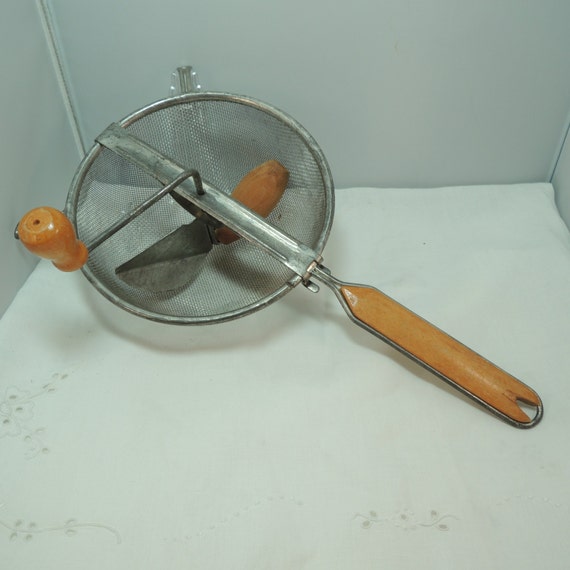 Hand Sieve With Grinder West Germany Food Mill Beautiful | Etsy