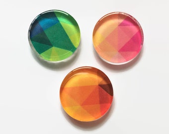 Triangle magnets | Etsy