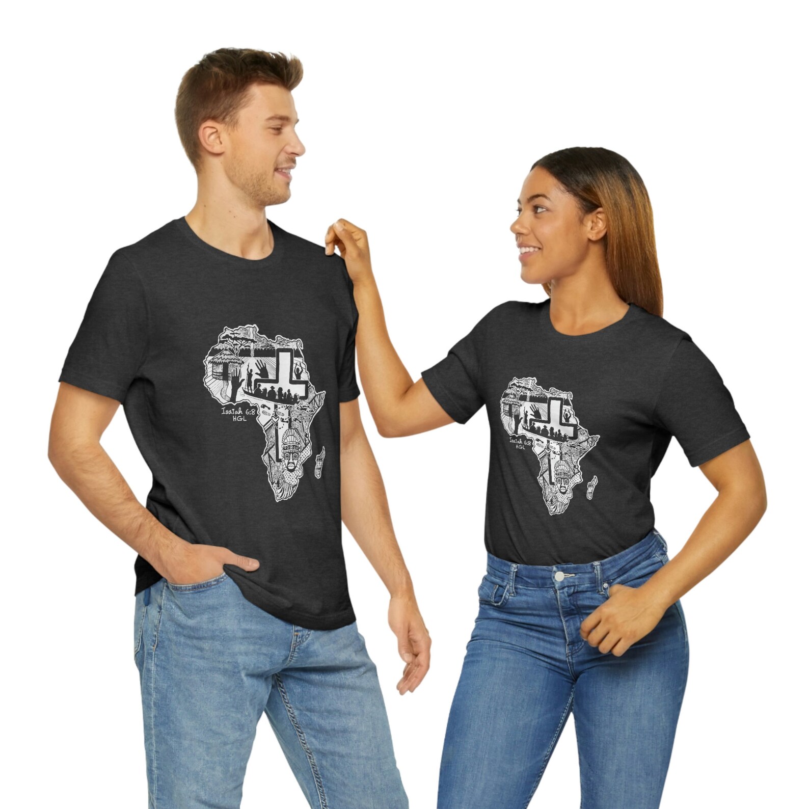 Africa Missionary Christian T Shirt | Handmade Tshirt - Etsy