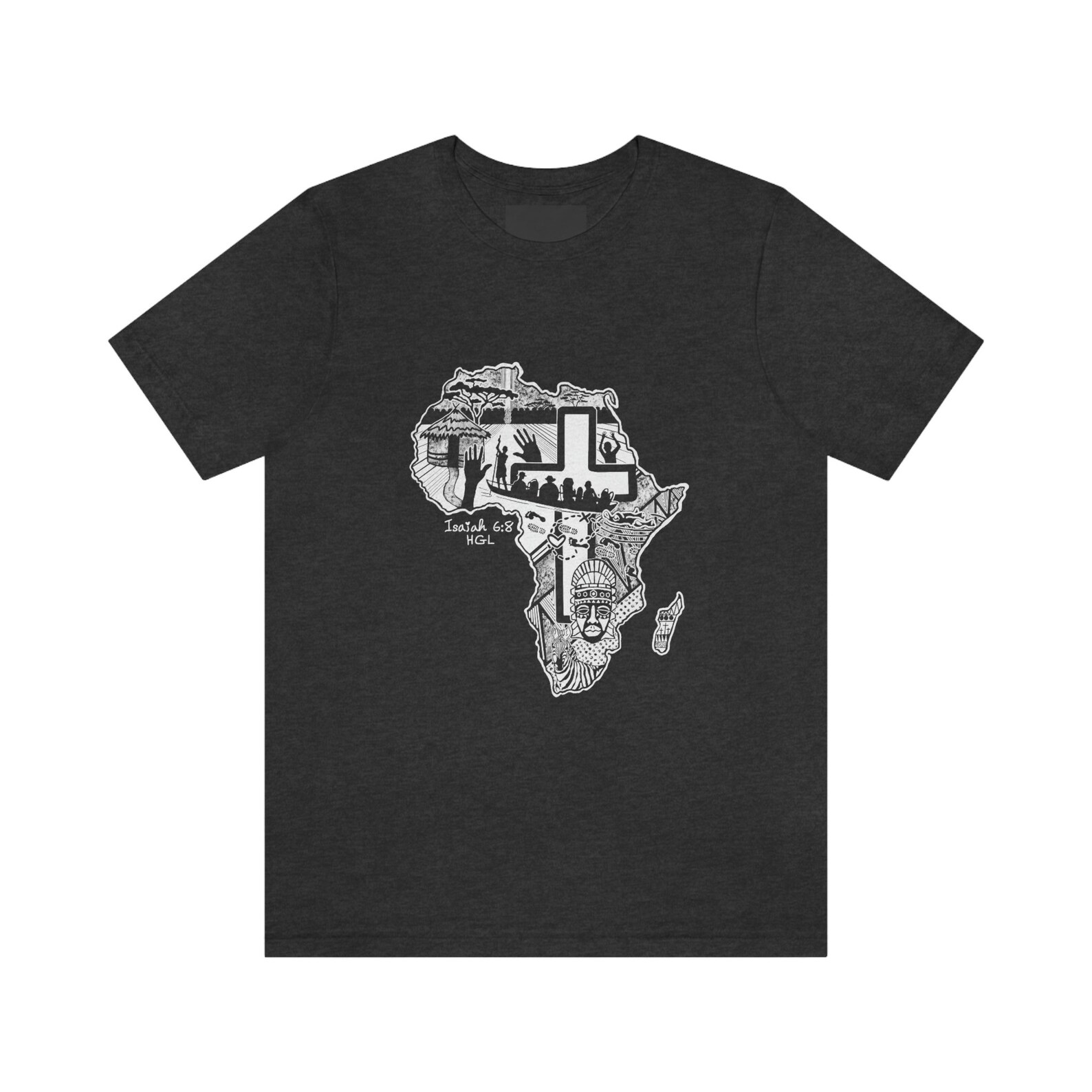 Africa Missionary Christian T Shirt | Handmade Tshirt - Etsy