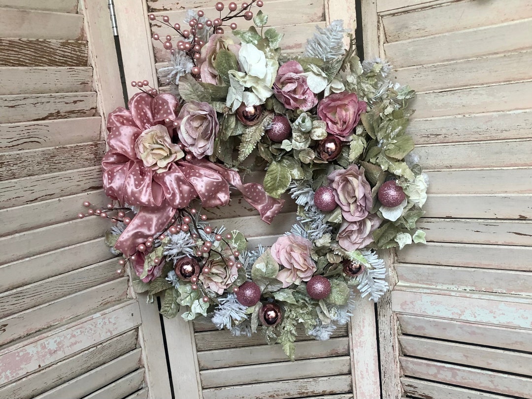 Barbiecore Pink Christmas Wreath - Etsy