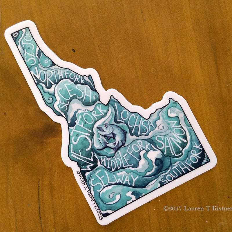 Idaho Stickers - Etsy