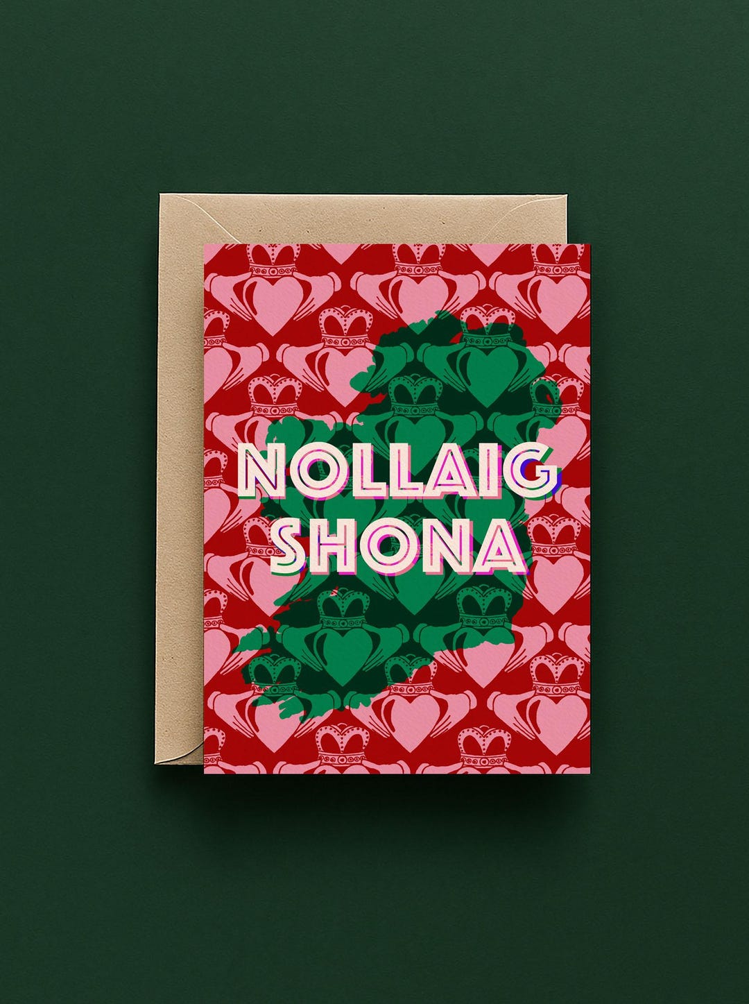Nollaig Shona | Irish Claddagh Christmas Card - Etsy