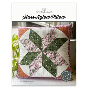 Star Pillow Quilt Pattern PDF Download - DIY Sewing Tutorial for ...