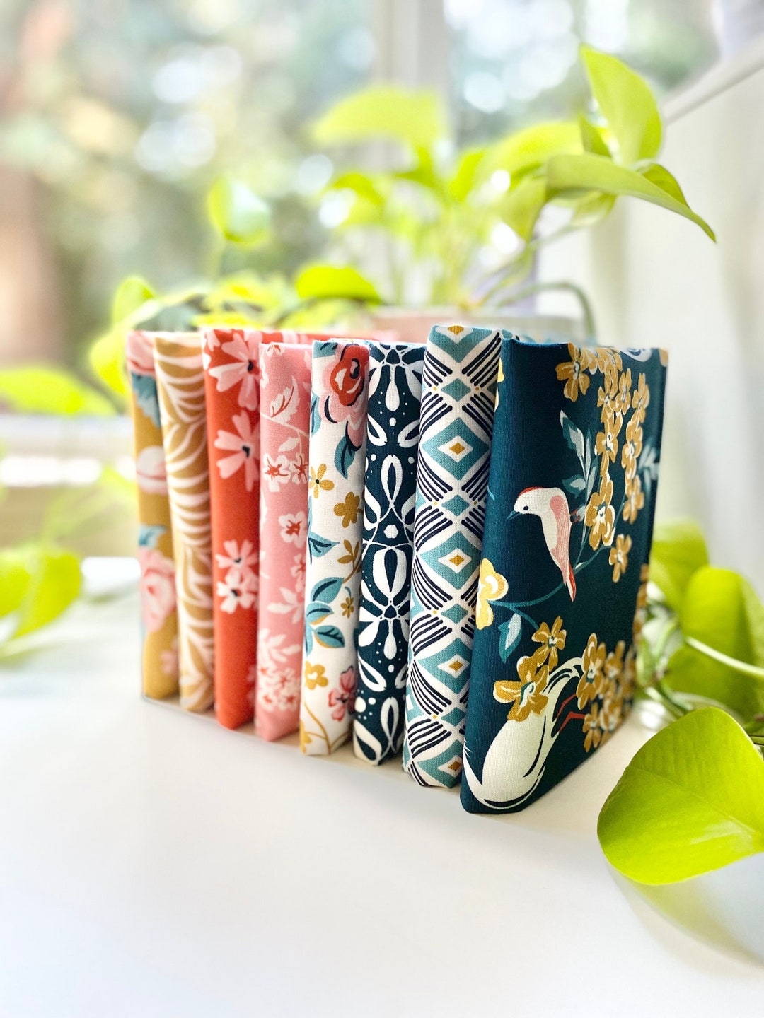 Curated Fat Quarter Bundle Flower Garden Fabric Bundle Cloud 9 Fabrics ...