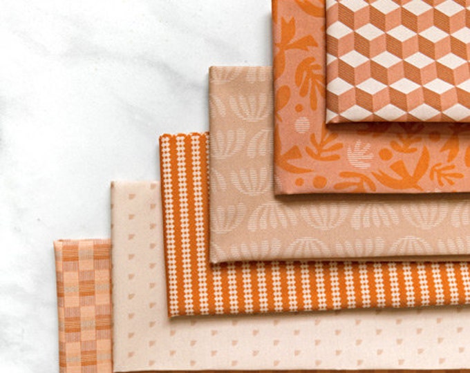 Duval by Suzy Quilts 6 Piece Fat Quarter Bundle Art Gallery Fabrics Orange Fabric Bundle - Etsy