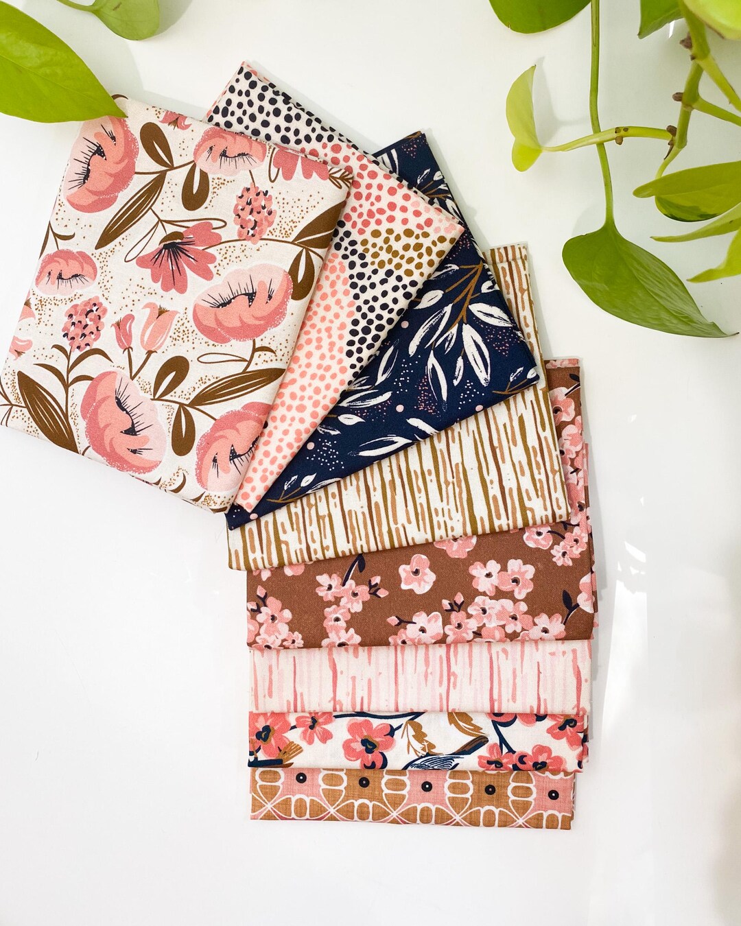 Enchanted by Hang Tight Studio for Cloud 9 Fabrics, 8 Piece Half Yard Fabric Bundle, Organic ...