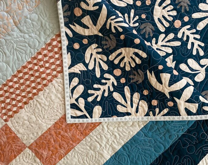 Duval by Suzy Quilts | Boho Birds Nova 108 Wideback | Art Gallery ...