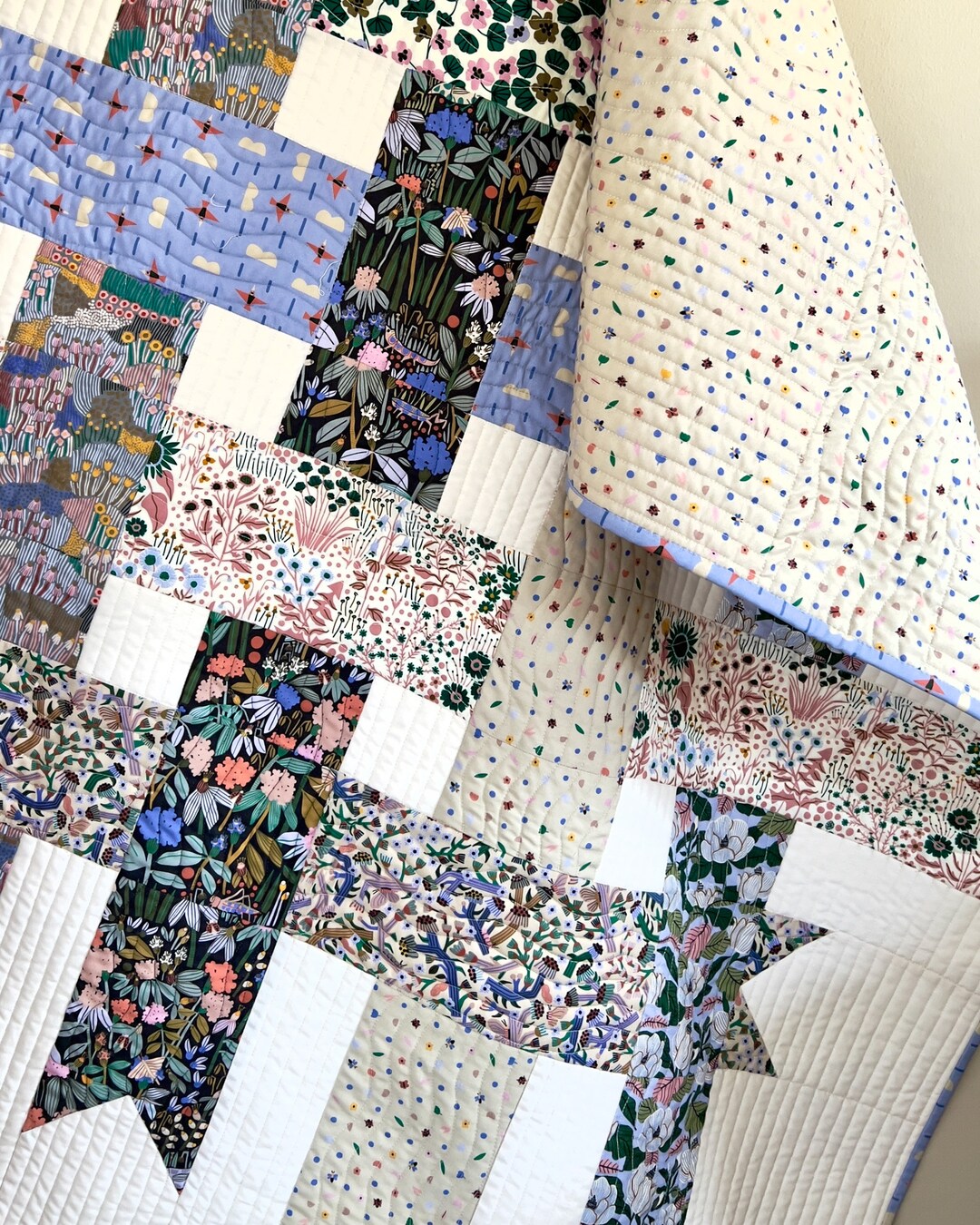 Quilt Kit Ribbon Box Quilt Fabric Bundle Hidden Thicket by Leah Duncan ...