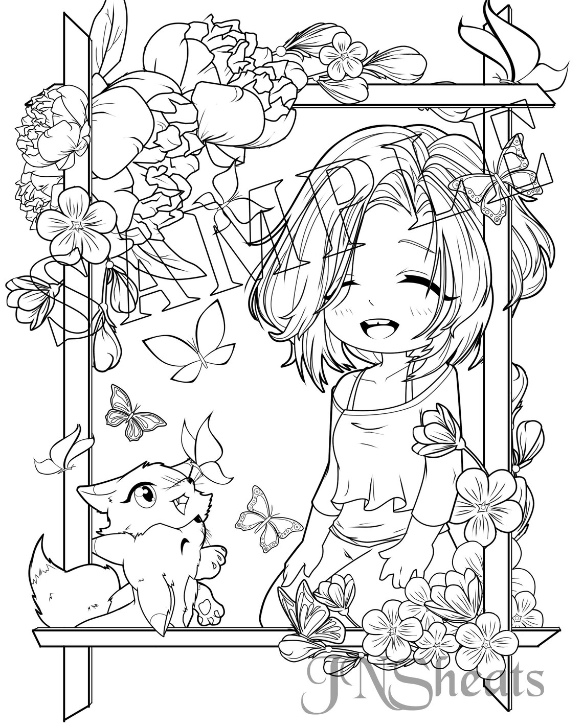 Dainty Damsels: Spring Collection Coloring Book Download - Etsy