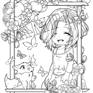 Dainty Damsels: Spring Collection Coloring Book Download - Etsy