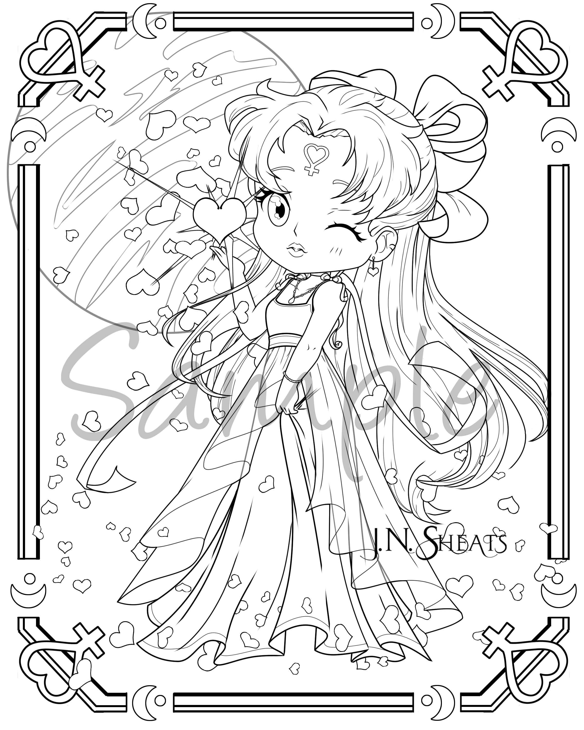 Sailor Venus Coloring Pages