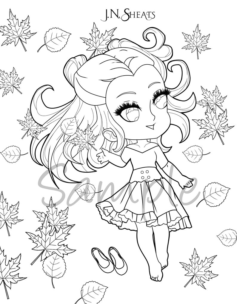 Dainty Damsels: Halloween Collection 2022 Coloring Book - Etsy