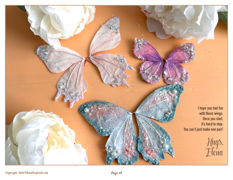 Wings Tutorial PDF Learn How to Make With Coffee Filters Magical Fairy Wings Class - Etsy