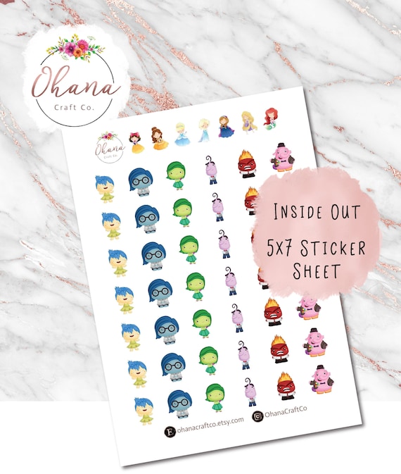 Inside Out Planner Stickers Magically Inspired Life - Etsy