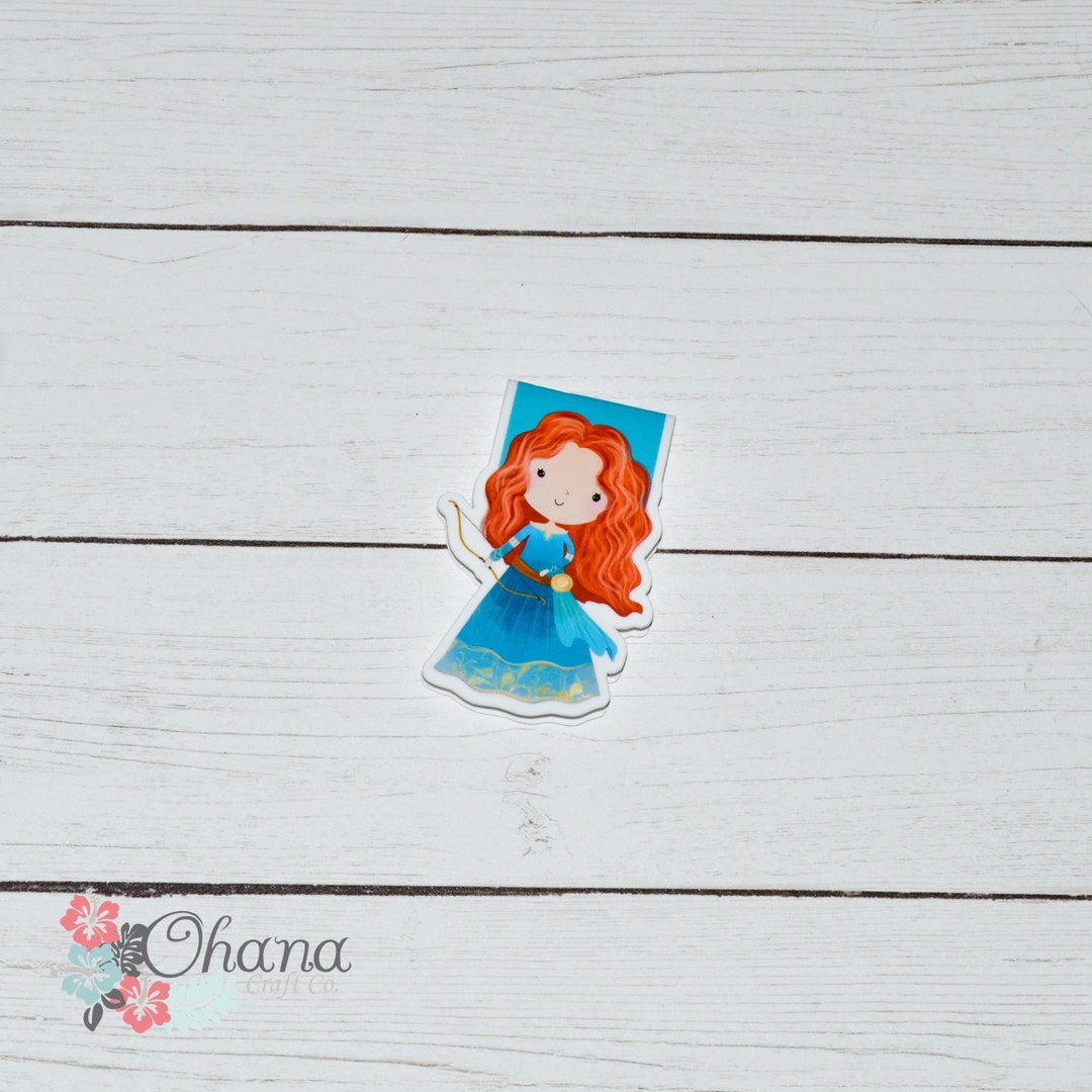 Merida Inspired Magnetic Bookmark Brave Disney Princess Reading Page ...