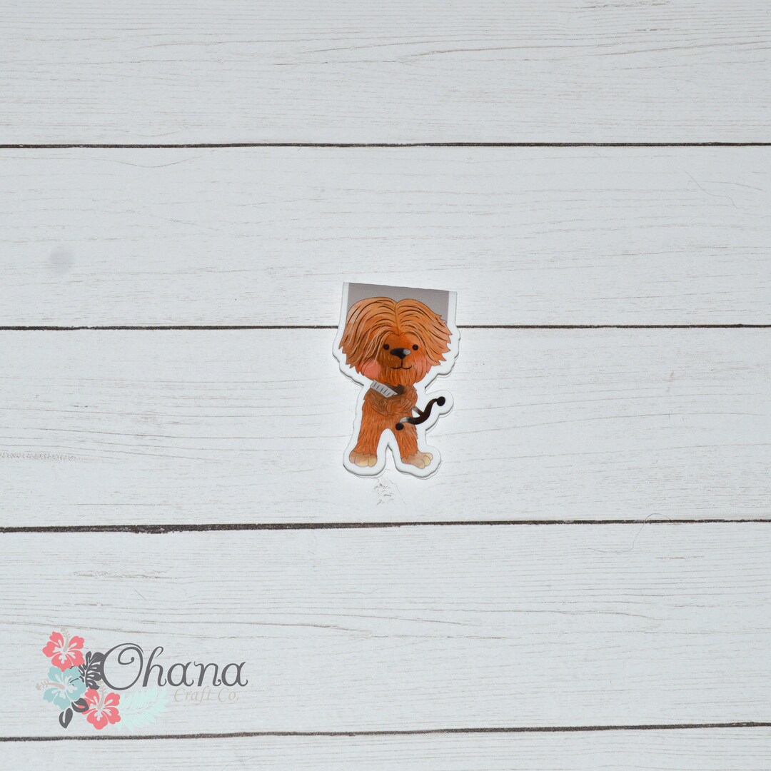 Chewie Chewbacca Inspired Magnetic Bookmark Disney Star Wars Jedi ...