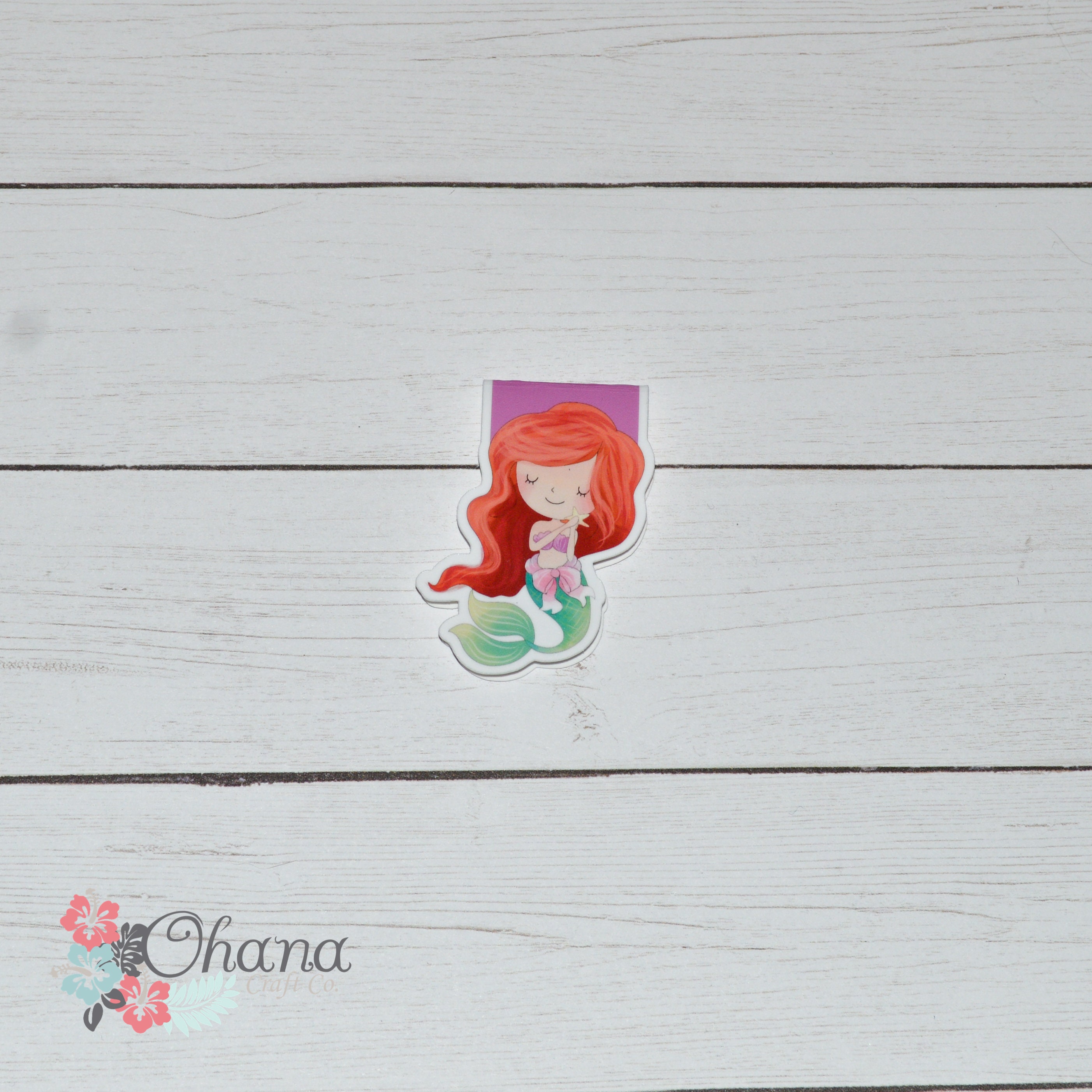 Ariel Inspired Magnetic Bookmark Little Mermaid Disney - Etsy