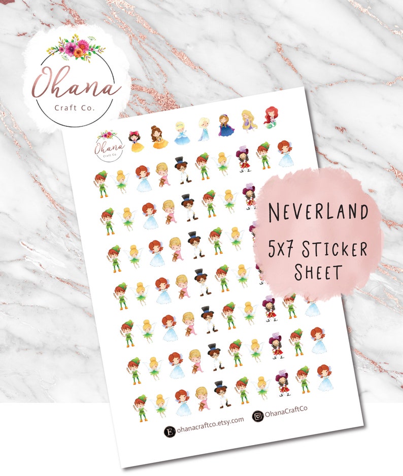 Peter Pan Planner Stickers Magically Inspired Life Planner - Etsy