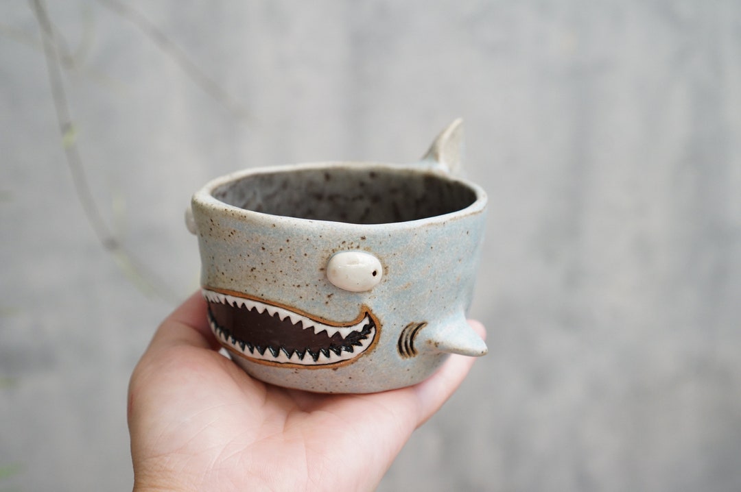 Shark Pot , Shark Plant Pot , Handmade Ceramics , Pottery - Etsy
