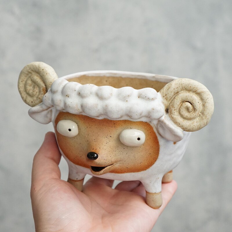 Sheep Planter - Etsy