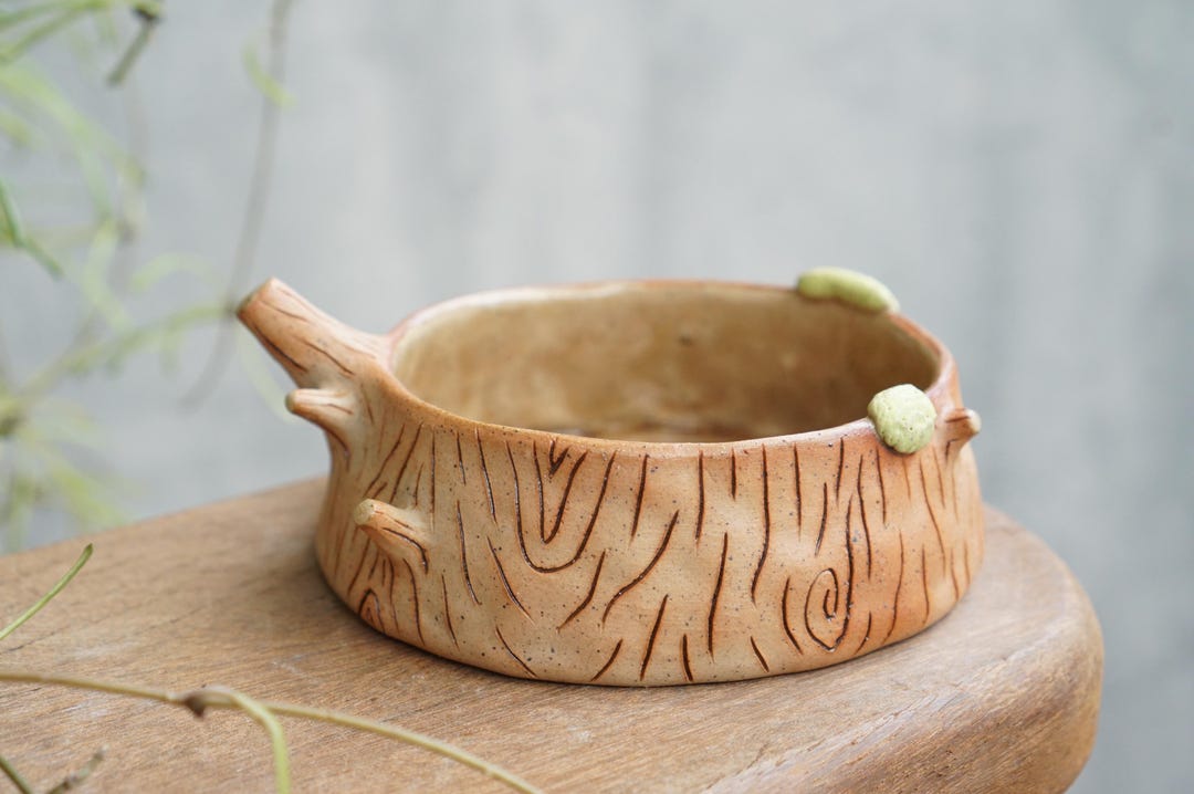 Tree Stump Tray , Handmade Ceramic , Pottery ,ceramic Dish - Etsy