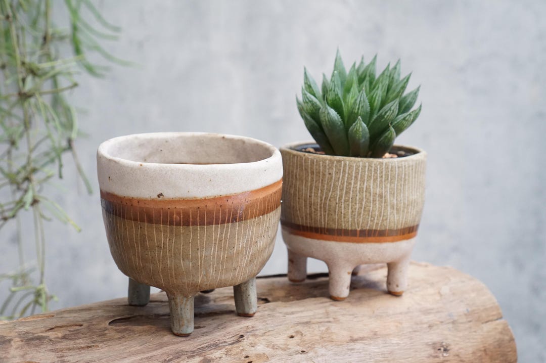 Planter Polka Dot SET OF 2 , Handmade Ceramic Planters , Spot - Etsy