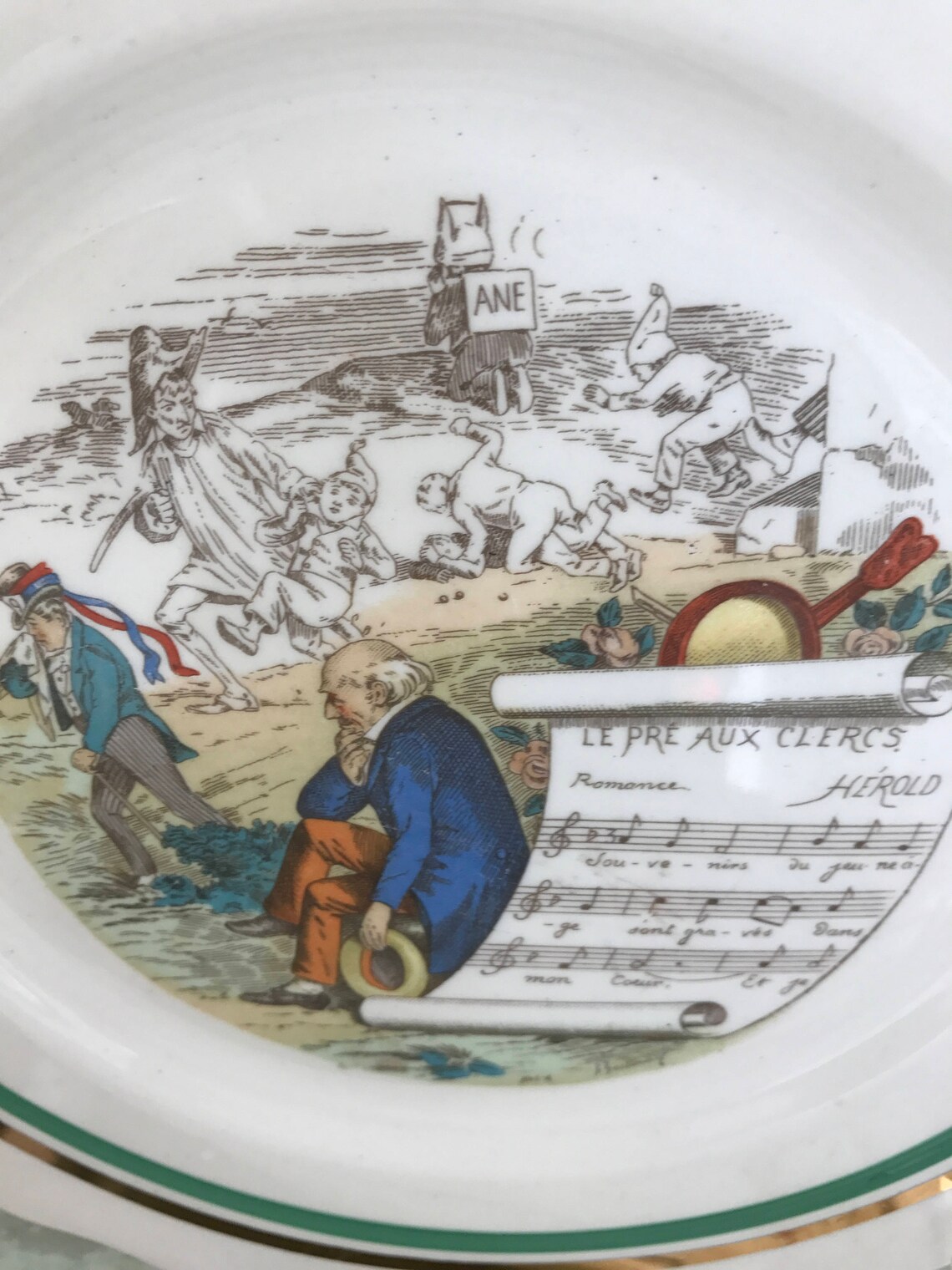 2 French Opera Collectors Plate Signed PV - Etsy