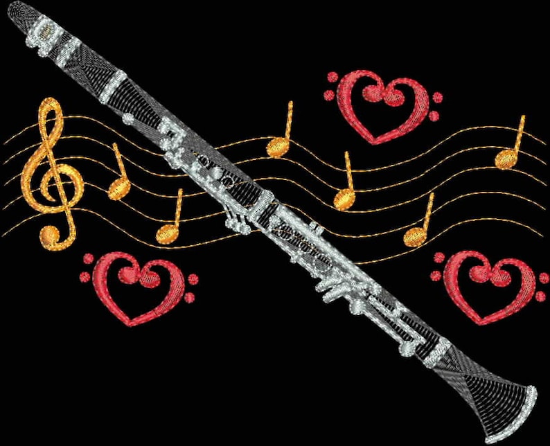 Optical - 2 Designs - Piano & Clarinet - Etsy