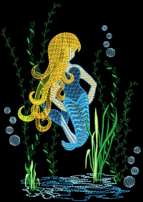 Instant Download Ocean Bottom Mermaid - Etsy